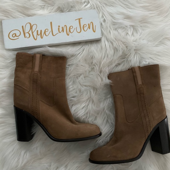 kate spade | Shoes | Kate Spade Baise Booties Nwot Tobacco Colored ...